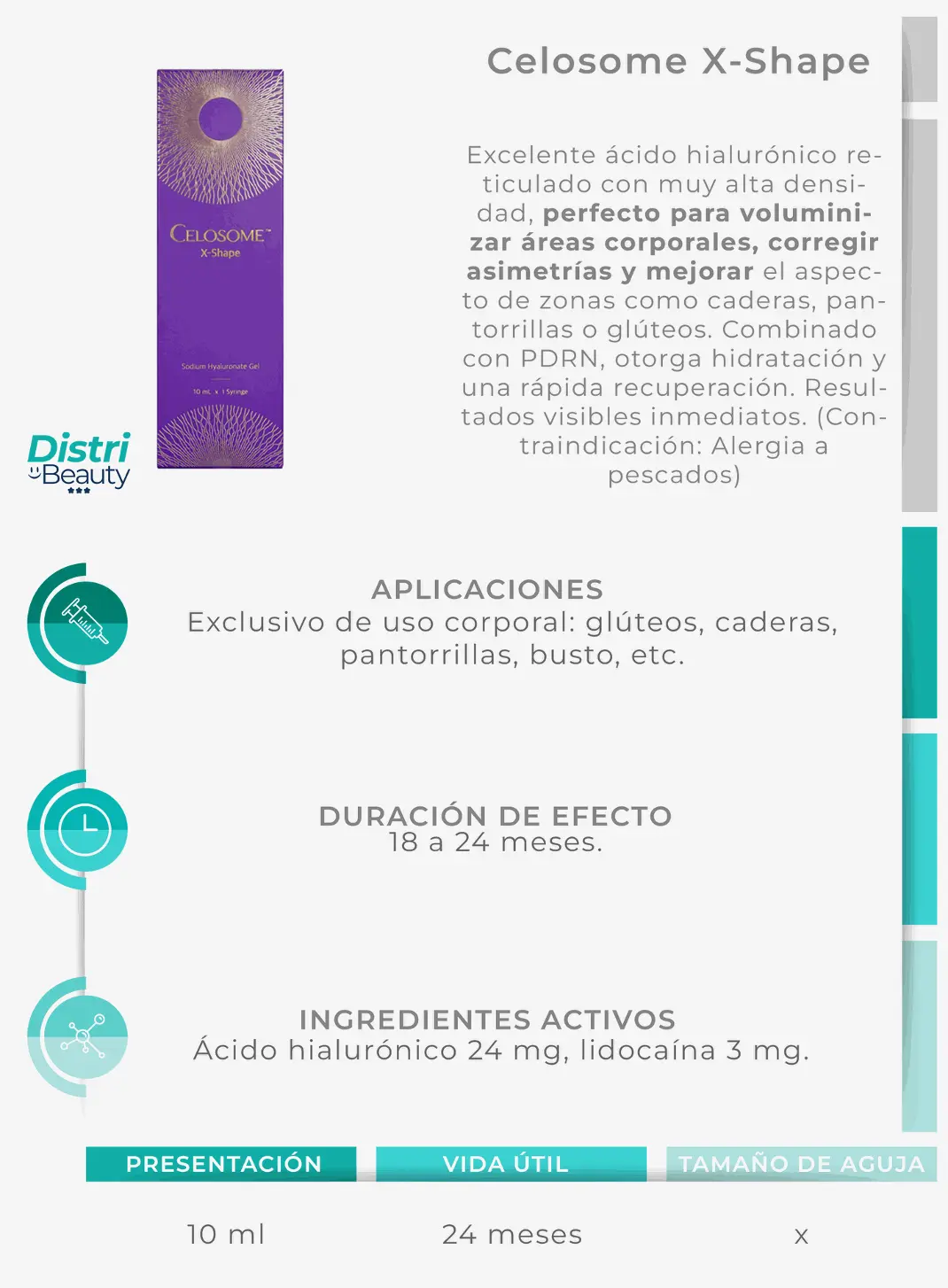 Celosome X-Shape 10 ml | Distribeauty